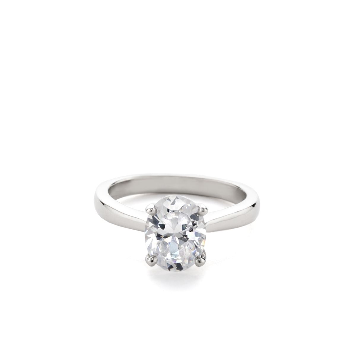 Platinum Classic Engagement Ring Mounting - MTPT03249
